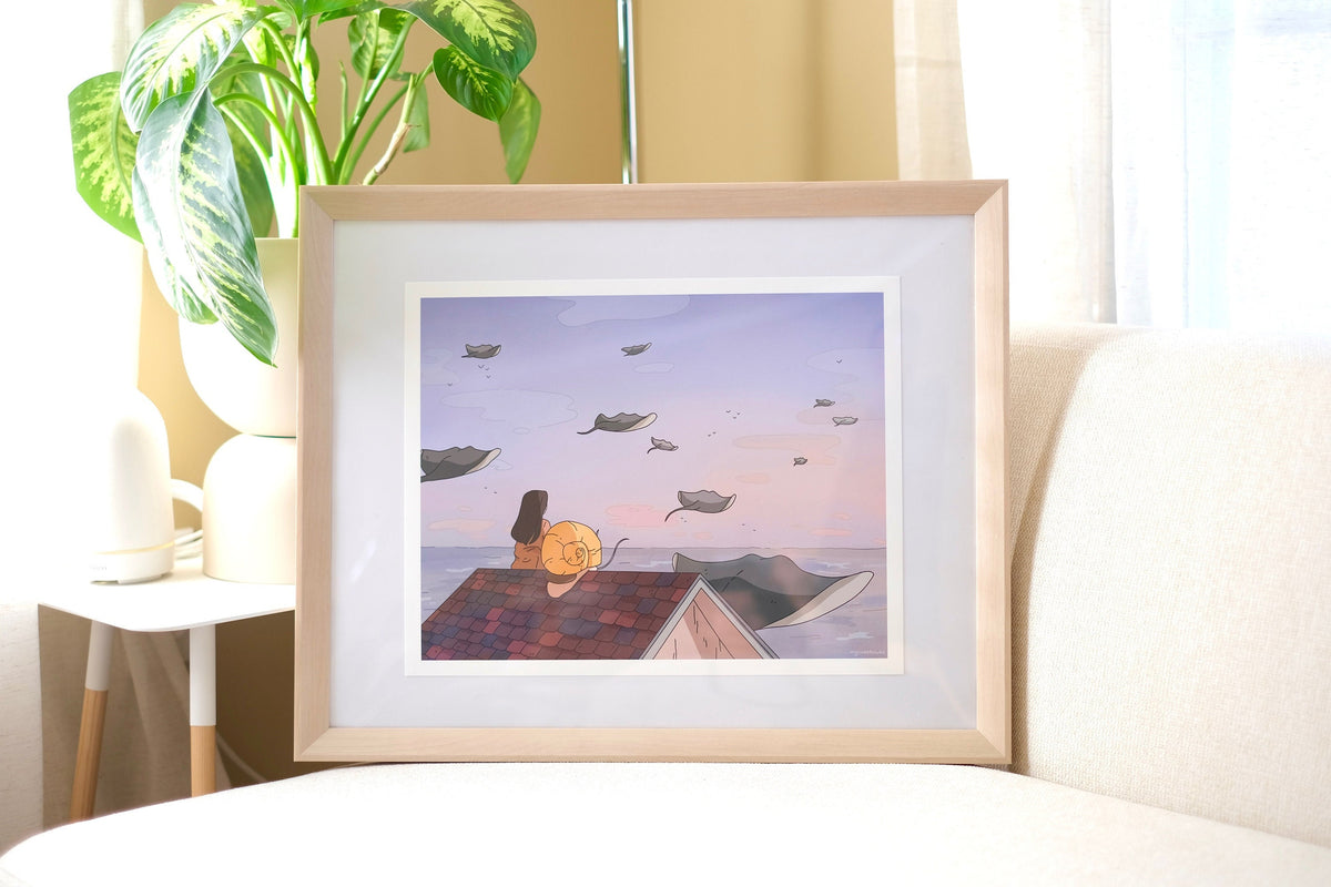 MySweetChubs Stingray Migration Art Print – Cozyleigh Studios